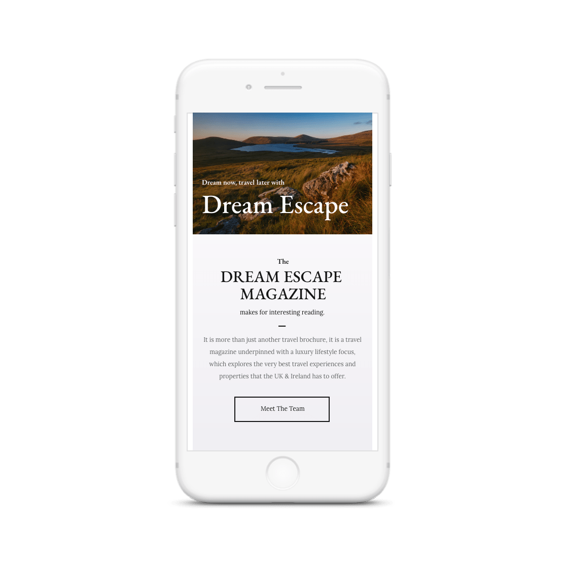 Dream Escape Magazine | FDRY - Web Design Agency